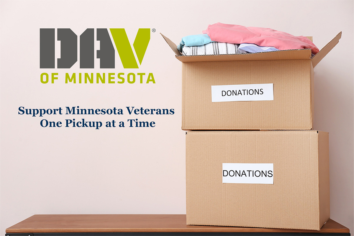 Donate Clothes & Household Items to Veterans | DAV MN Pickup